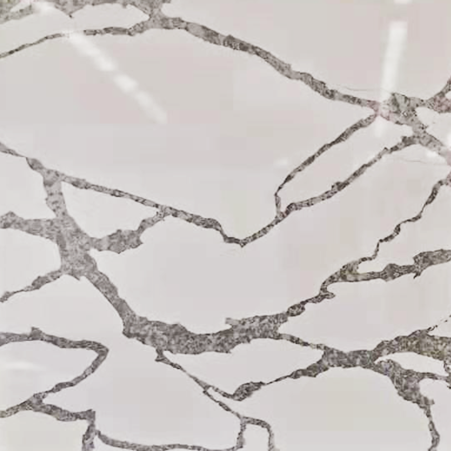 Calacatta Cora Artificial Quartz, White Man-made Quartz Countertops ...