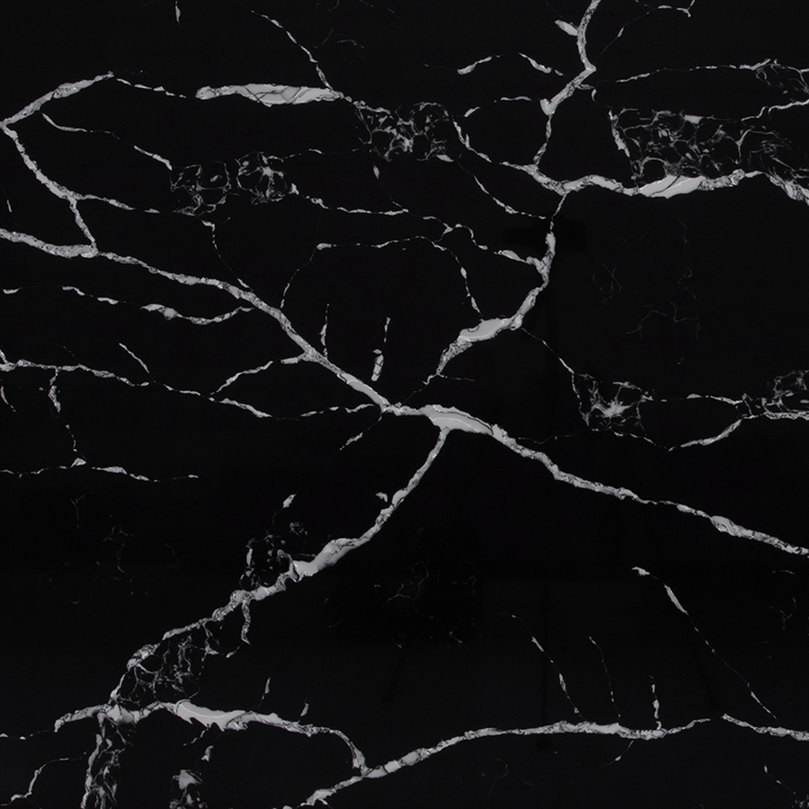 Interstellar Artificial Quartz, Black Man-made Quartz Countertops ...