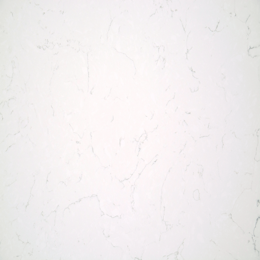 Arctic Ivory Artificial Quartz, White Man-made Quartz Countertops ...