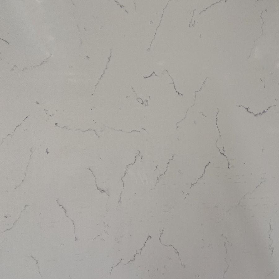 Pure Snow Artificial Quartz, White Man-made Quartz Countertops, Vanity ...