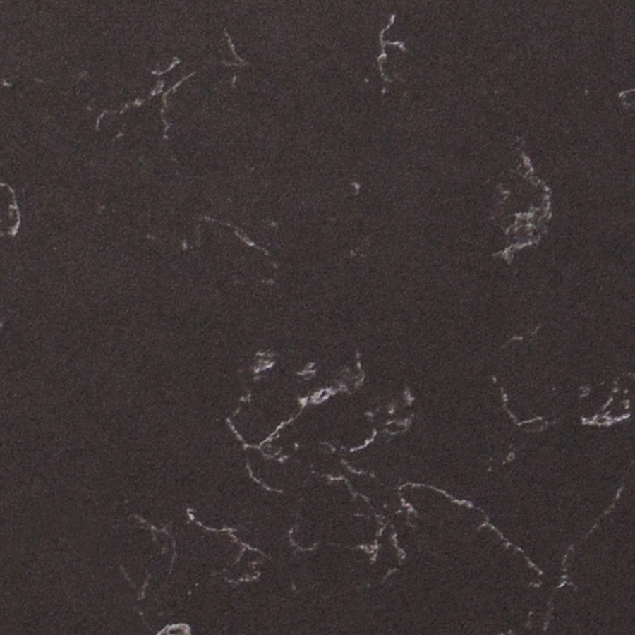 Sparkling Dark Artificial Quartz, Black Man-made Quartz Countertops ...