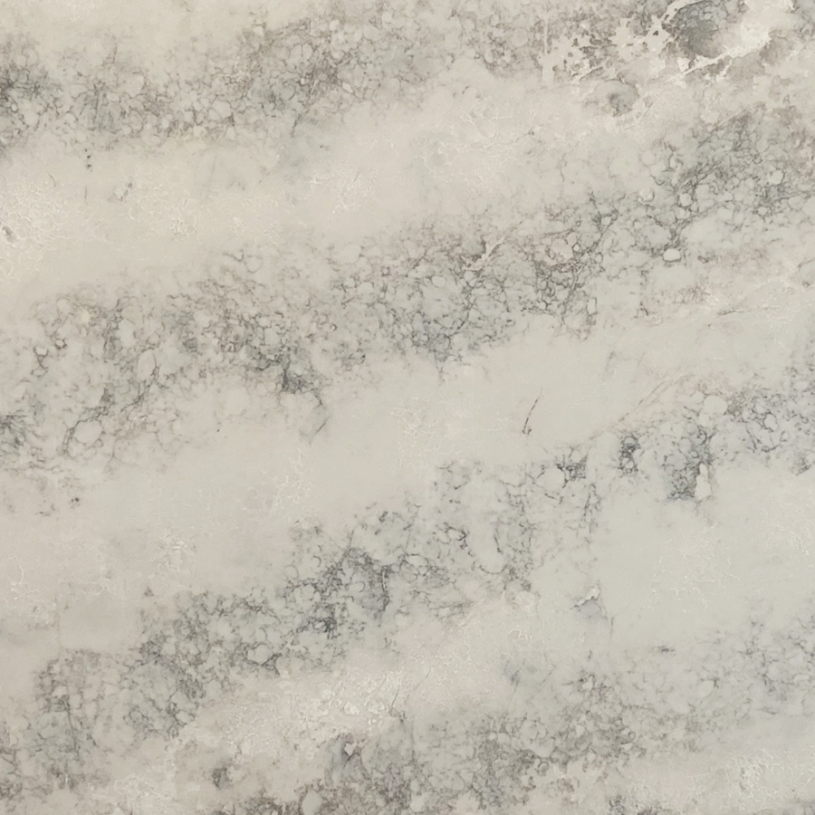 Cloudy Artificial Quartz, White Man-made Quartz Countertops, Vanity ...