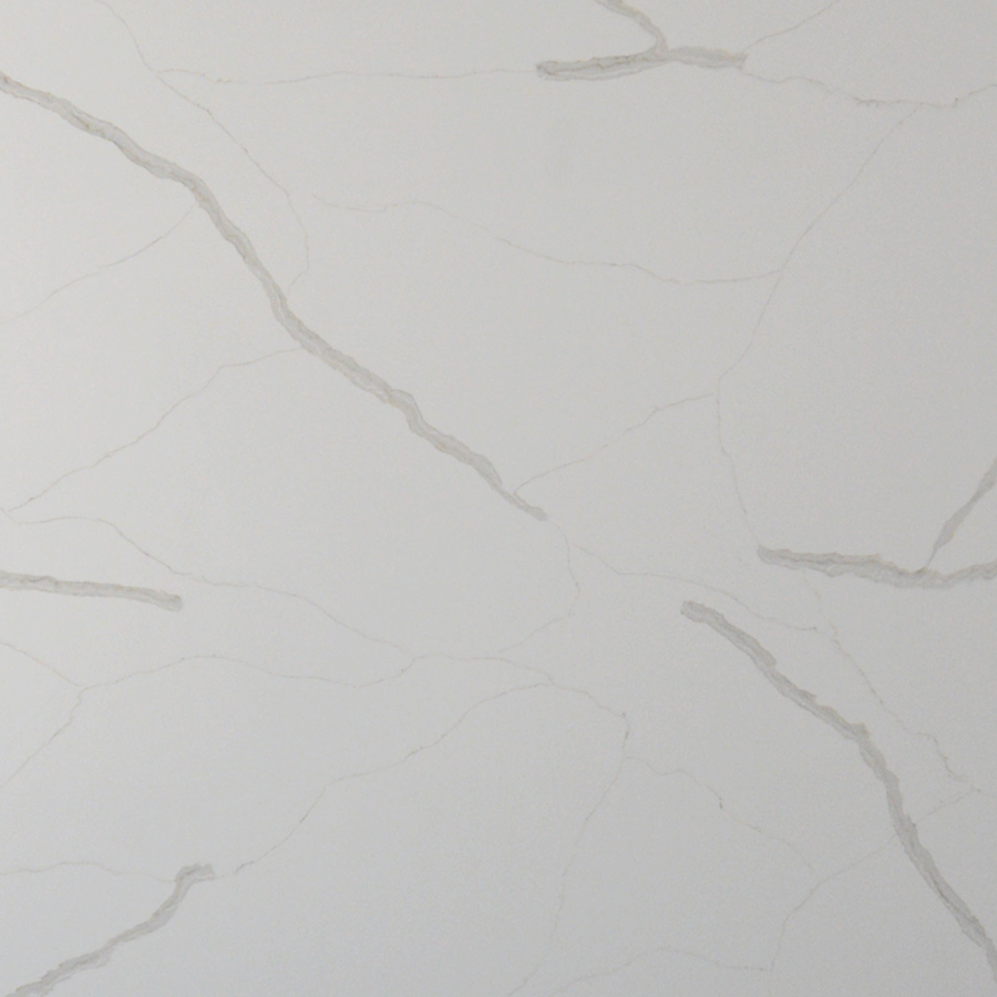 Calacatta Clara Artificial Quartz, White Man-made Quartz Countertops ...