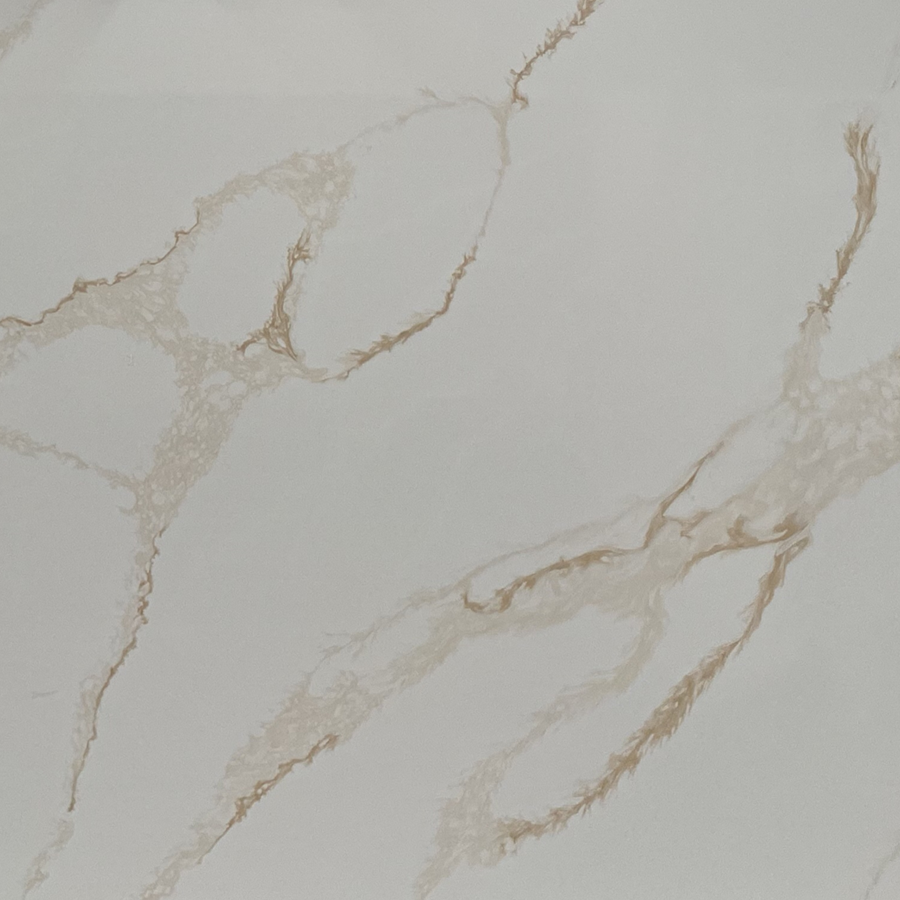 Cascade Artificial Quartz, White Man-made Quartz Countertops, Vanity ...