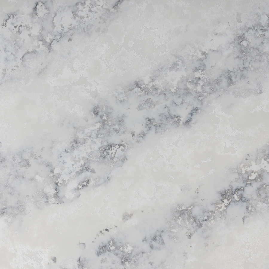 Ice Cloud Artificial Quartz, White Man-made Quartz Countertops, Vanity ...