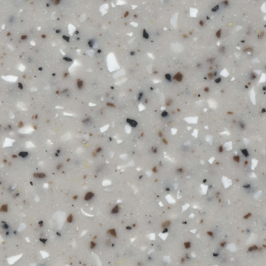 Pepper Ivory Artificial Solid Surface, White Man-made Solid Surface ...