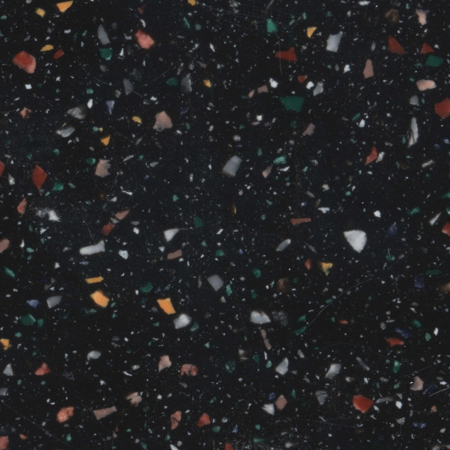 Grass Artificial Solid Surface, Colorful Black Man-made Solid Surface ...