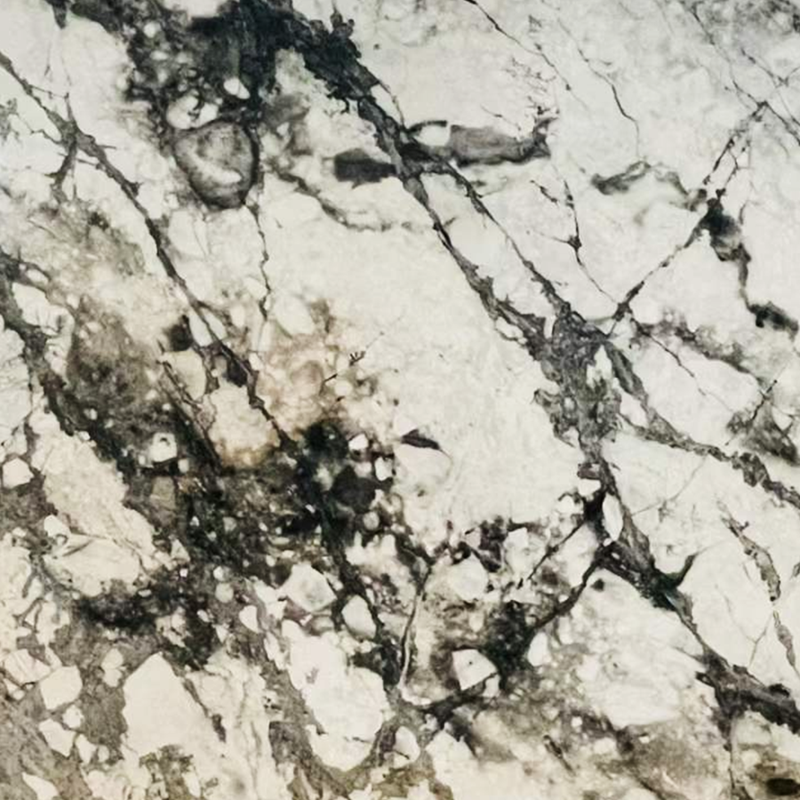 Winter River Snow Marble, China White Marble Slabs, Tiles, Countertops ...